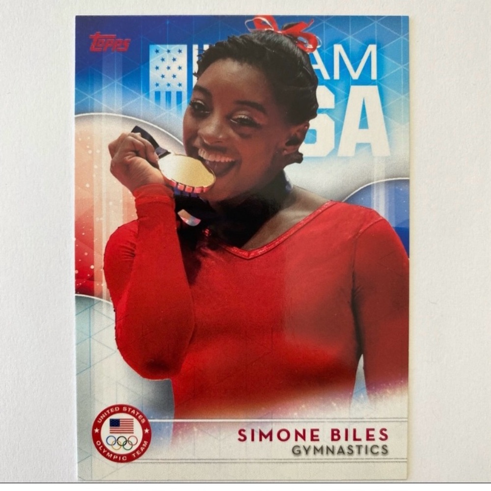 New Simone Biles Rookie Card. Biles Is The Favorite F… - Gem